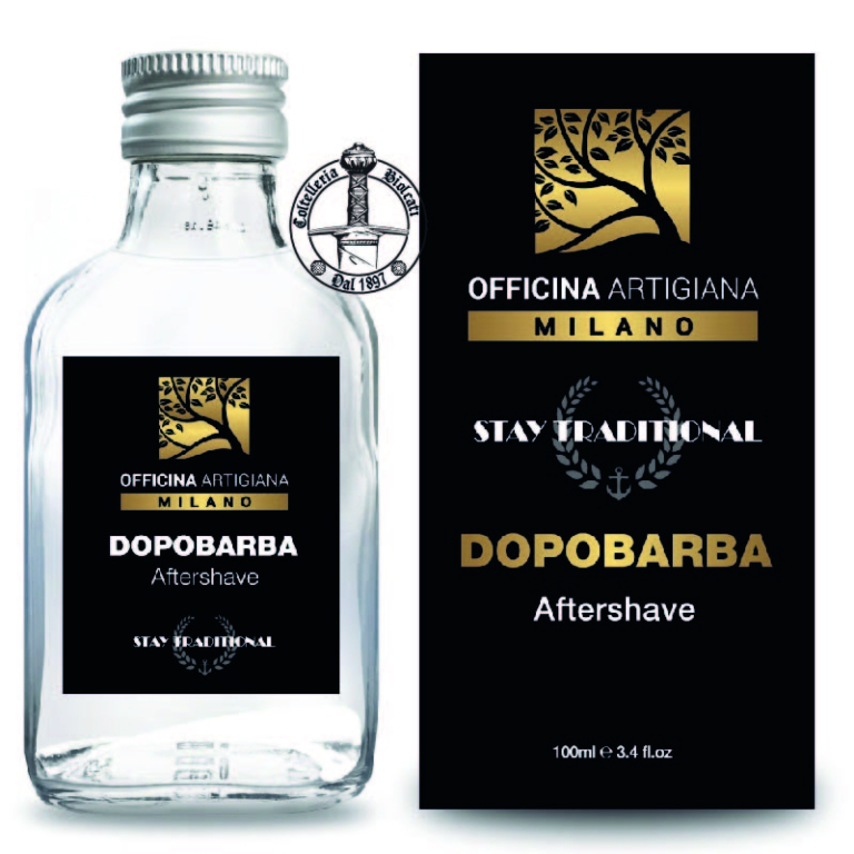 OFFICINA MILANO AFTERSHAVE STAY TRADITIONAL made in Italy 100ml ...